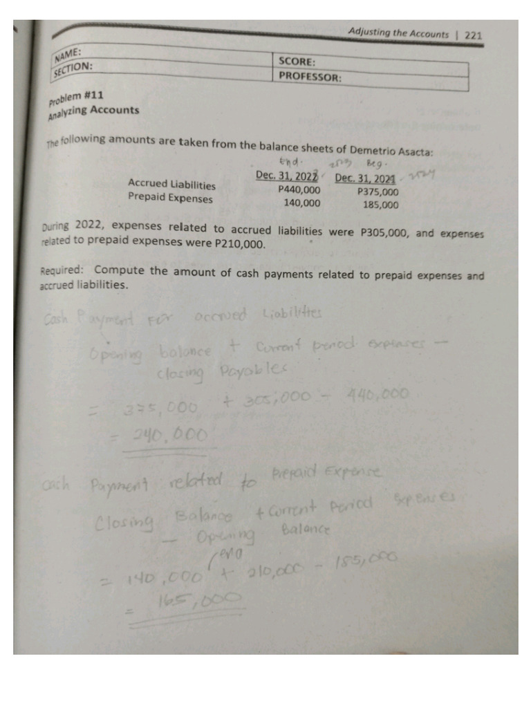 FAR Prob. 11 Chap 4 | PDF