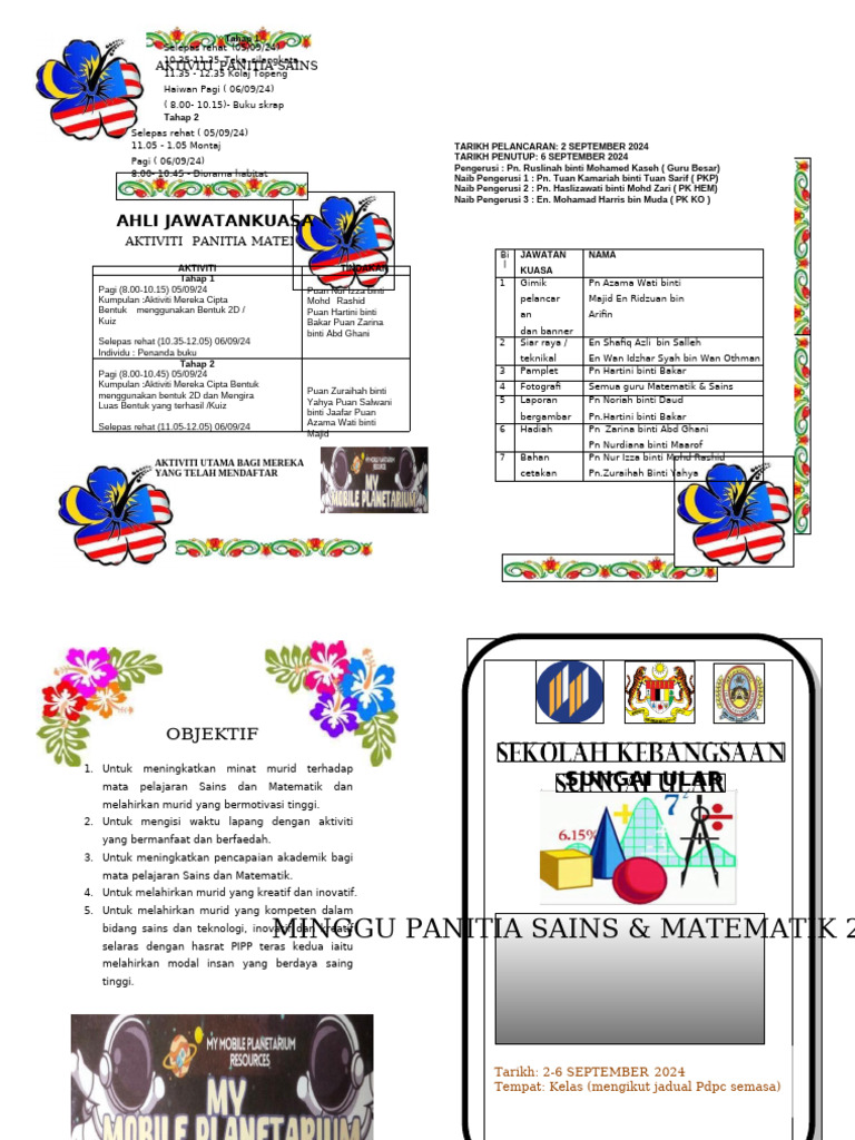 Minggu Sains & Matematik | PDF