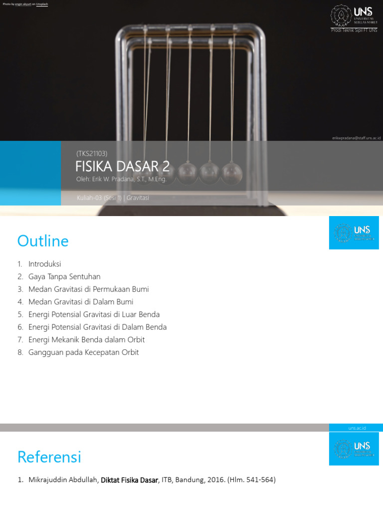 03a FISDAS 2 (Sesi 1) - Gravitasi | PDF