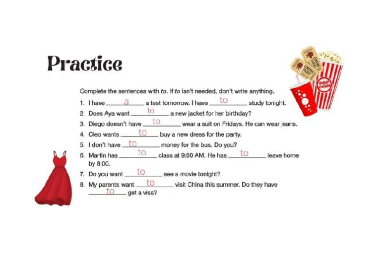 Want To VS Have To | PDF