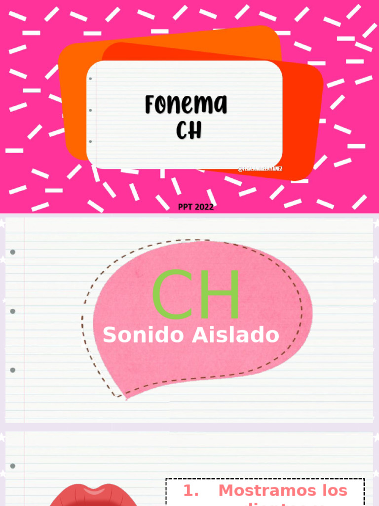 Fonema CH Palabras | PDF