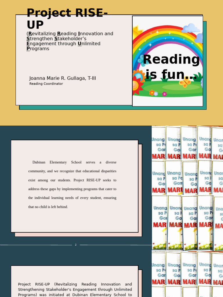 Project RISE-UP-PPT-Report | PDF | Literacy | Inclusion (Education)