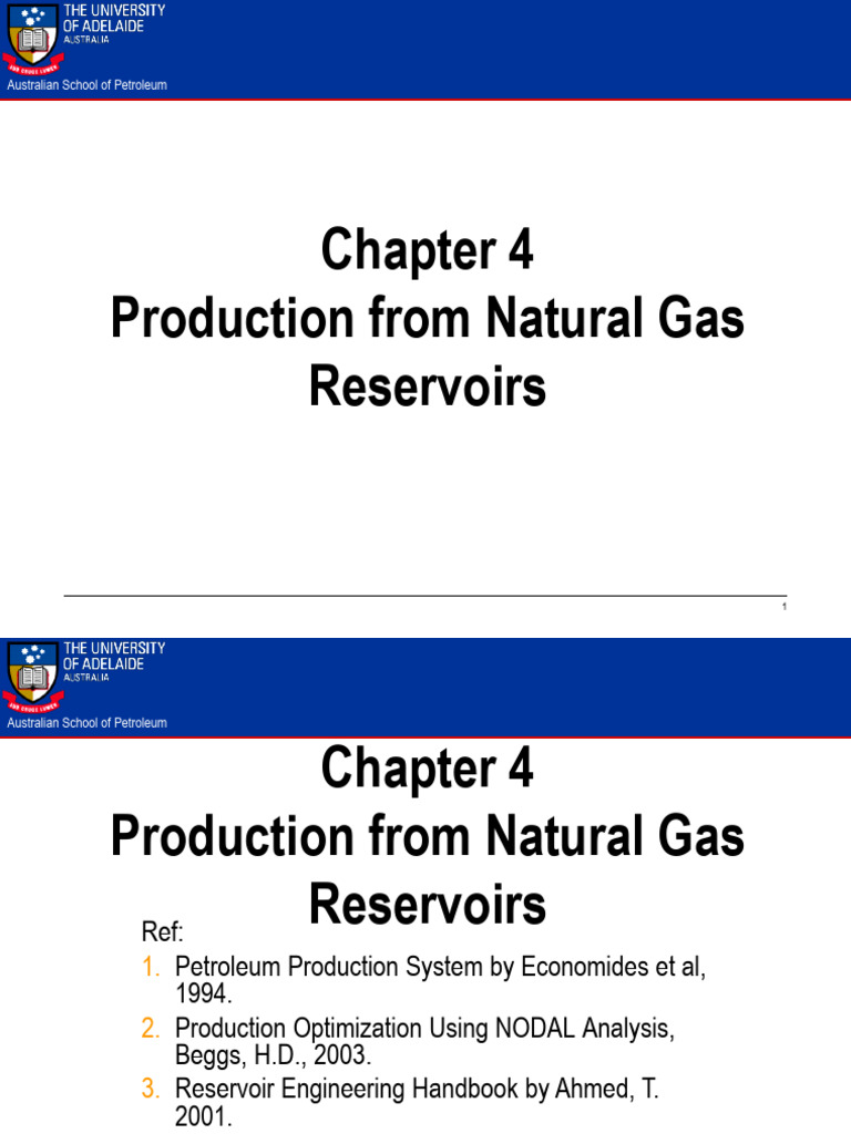 Chapter 4. Lec - Production From Natural Gas Reservoirs | PDF