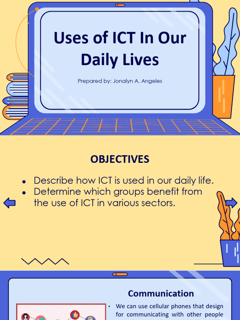 Uses of ICT in Our Daily Lives | PDF
