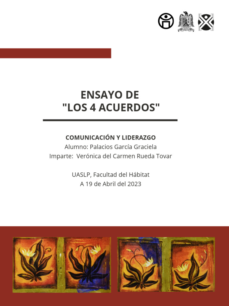Ensayo Libro 4 Acuerdos | PDF