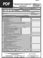BIR FORM No. 2550-Q | PDF | Value Added Tax | Taxes