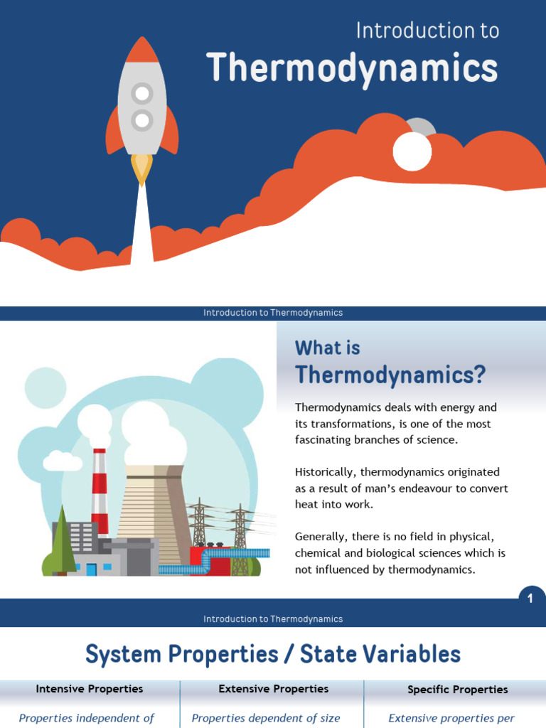 Thermodynamics: Introduction To | PDF
