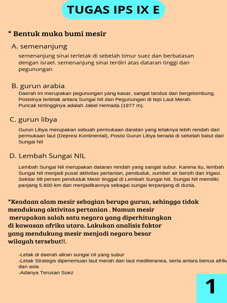 Tugas Ips Ix e - 20240813 - 213320 - 0000 | PDF