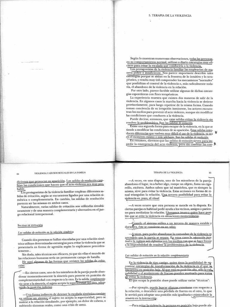 Perrone Violencia y Abuso Sex Fliar 1RA PARTE CAP5 | PDF