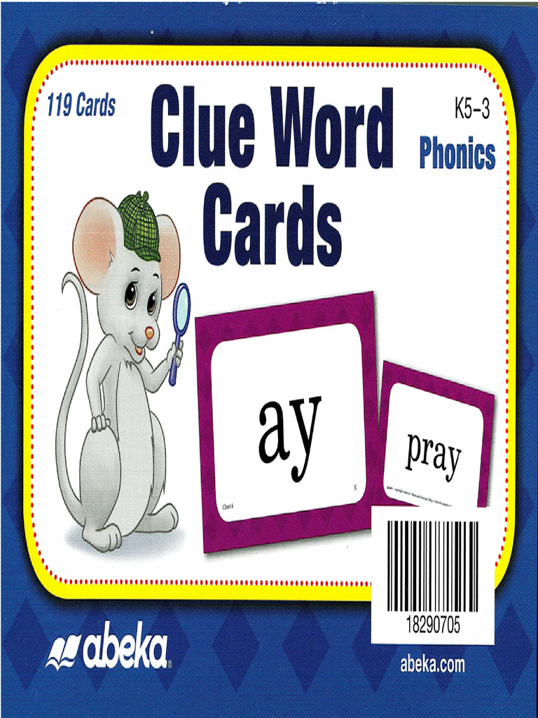 Clue Word Cards 1 | PDF