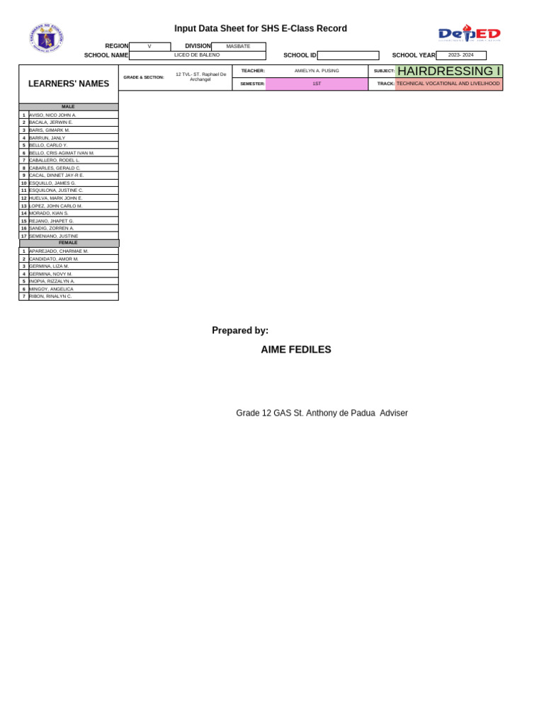 TVL 11 - To Print Perdev 1st Grading | PDF