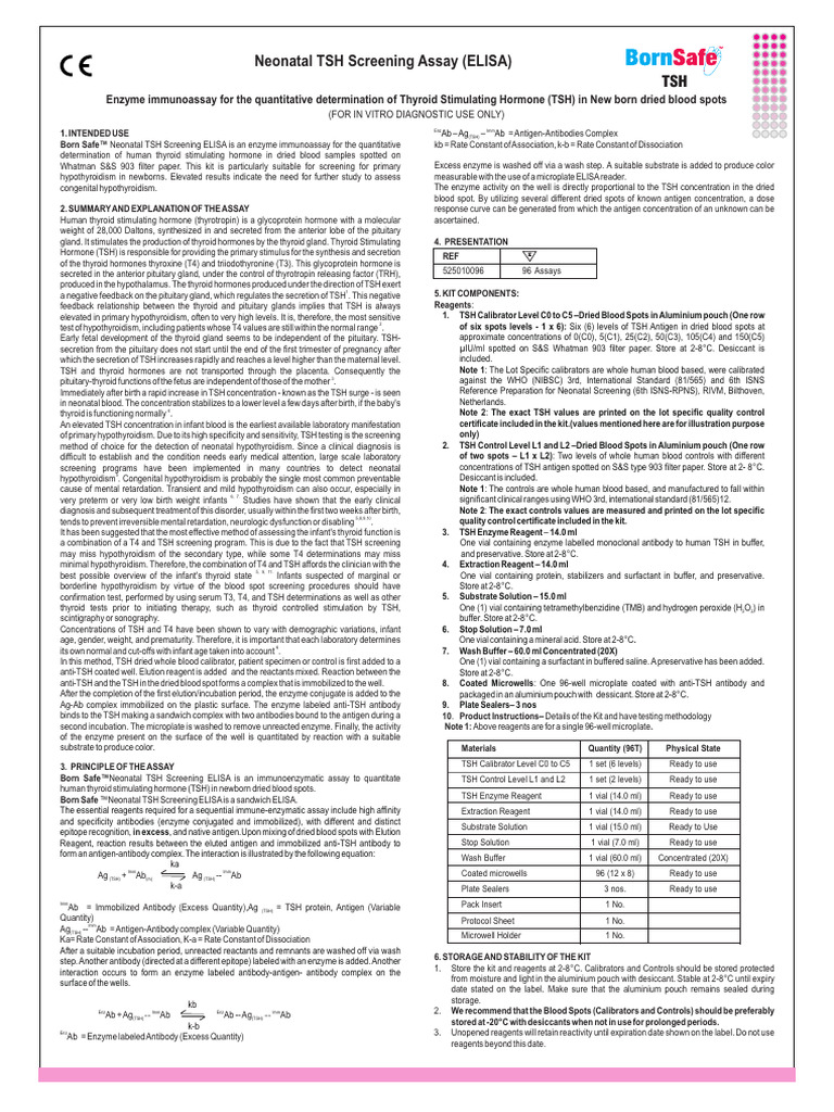 BornSafe TSH IFU | PDF