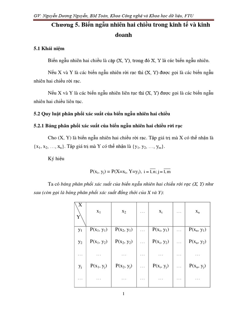 Chương 5 - XSTK | PDF