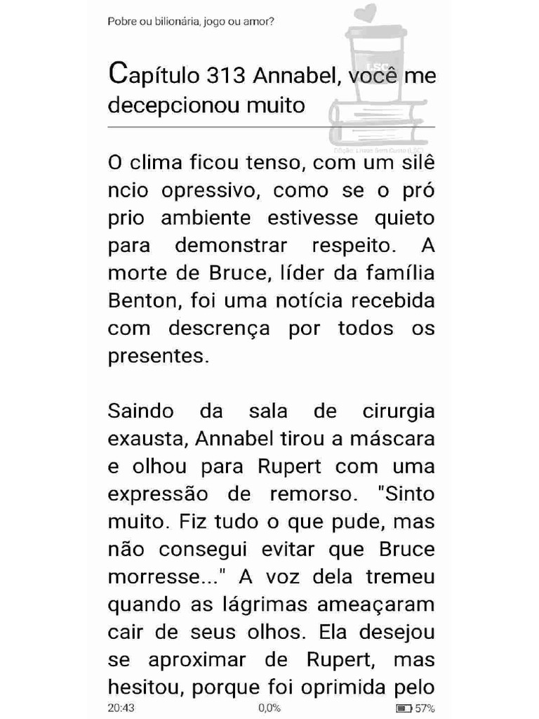 313 e 314 - Pobre Ou Bilionária, Jogo Ou Amor-LSC | PDF