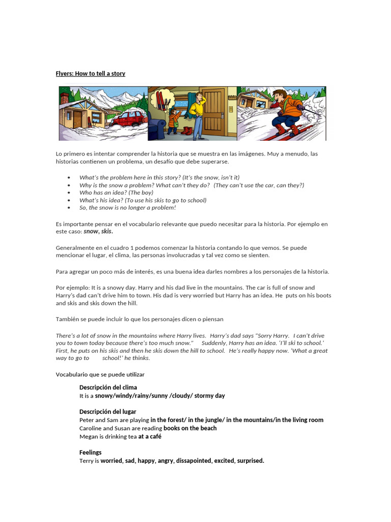 Flyers How To Write A Story | PDF