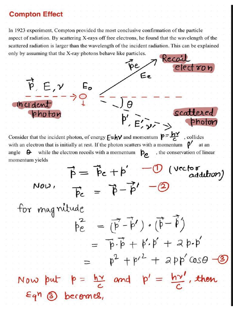 Compton Effect | PDF