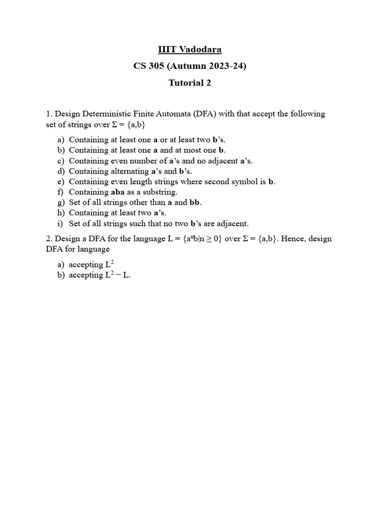 Tut 2 | PDF