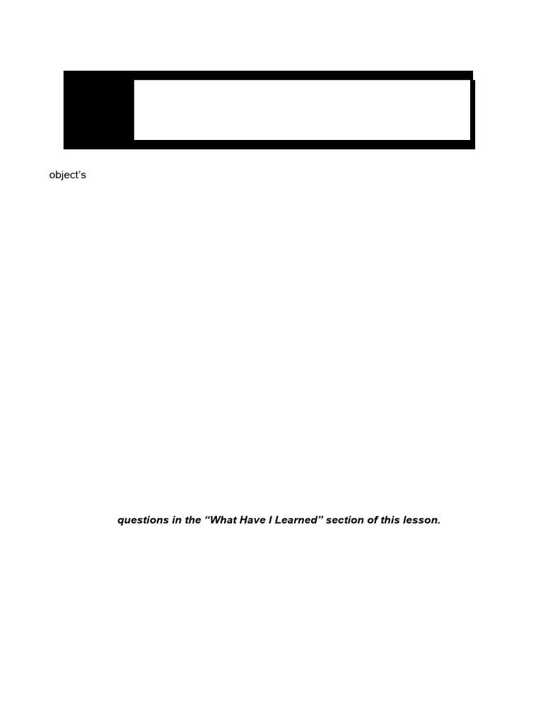 Lesson 8 Graphical Representation of Motion | PDF