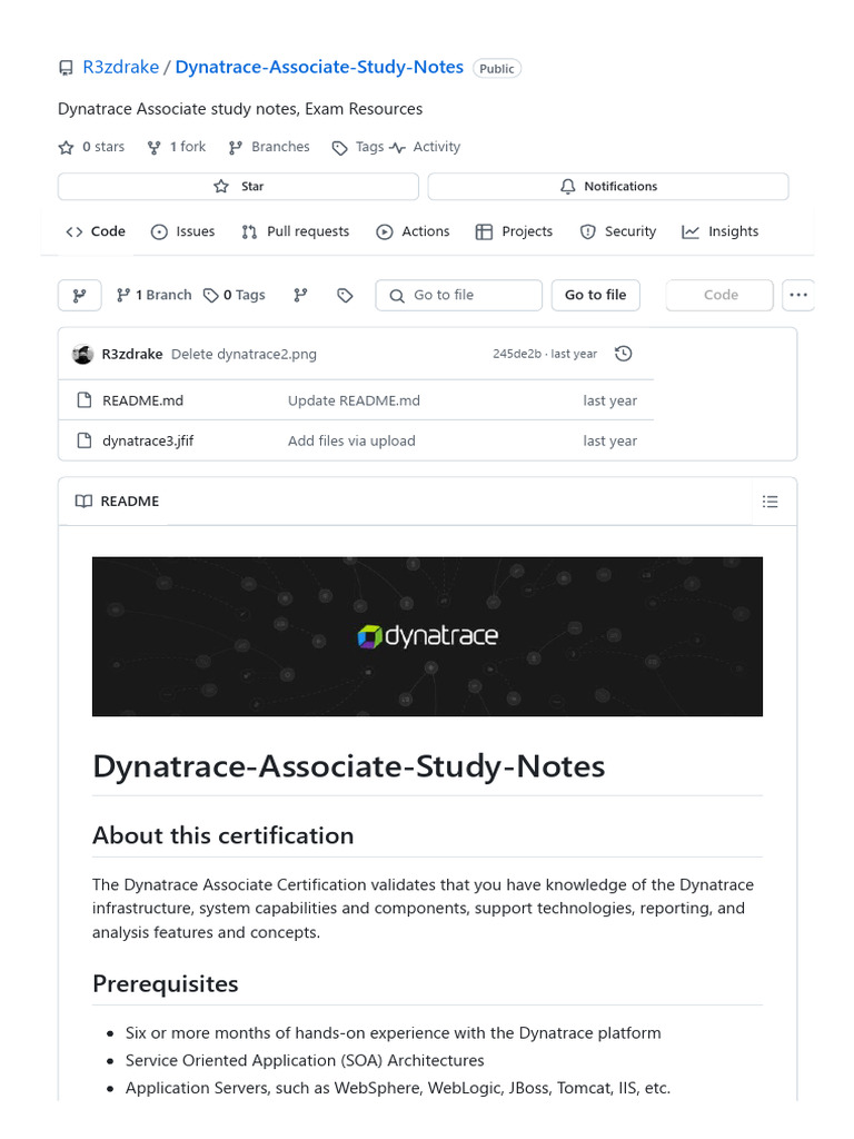 SC - Study-Notes - Dynatrace Associate Study Notes, Exam Resources | PDF