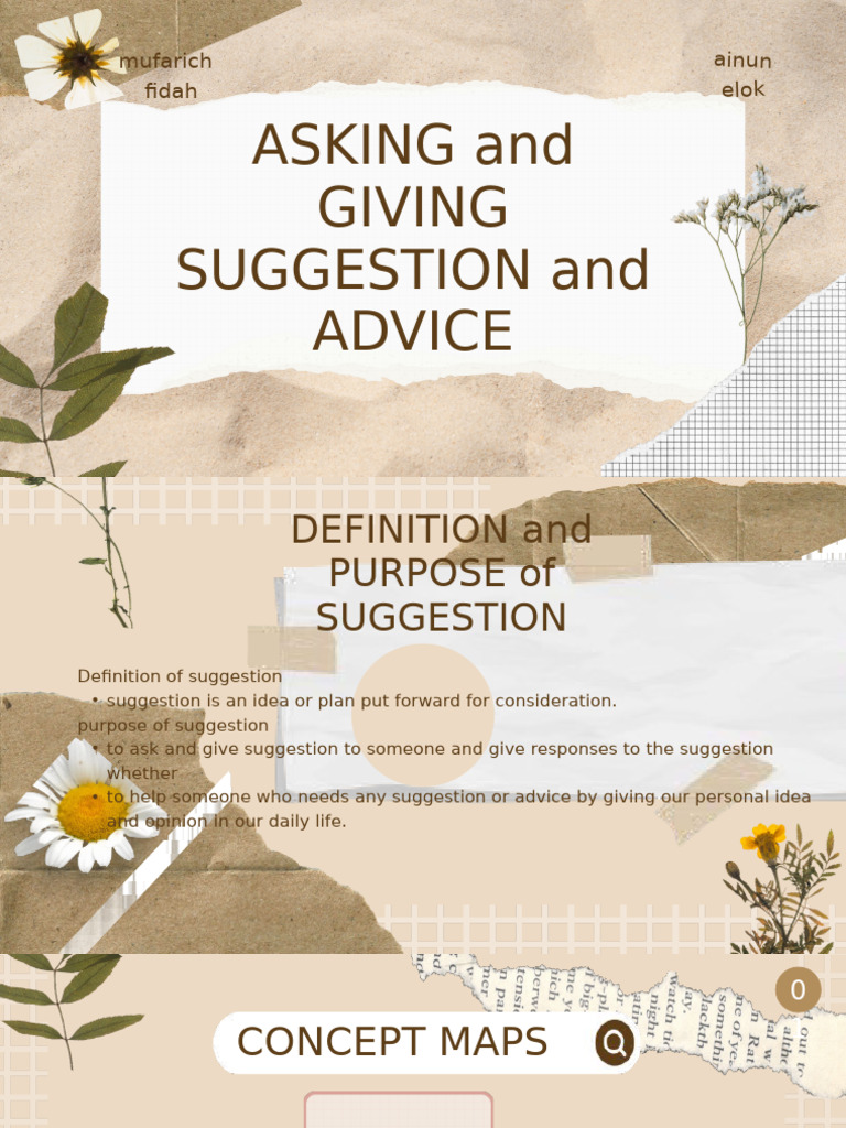 B. Ing Asking and Giving Suggestion | PDF