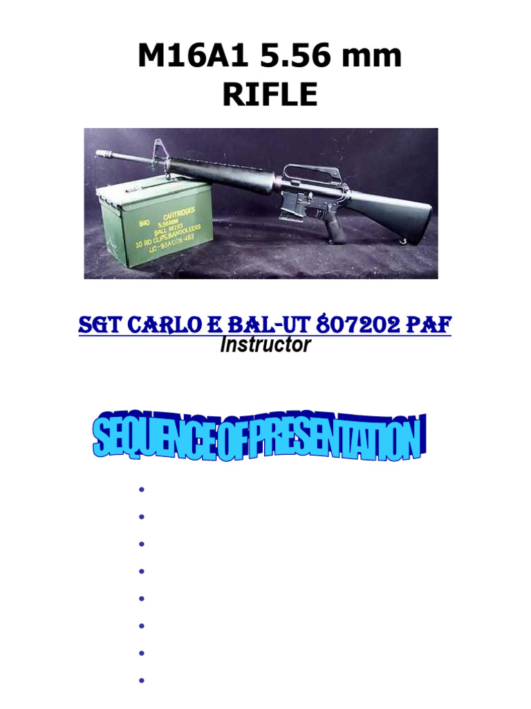 M16 Rifle | PDF