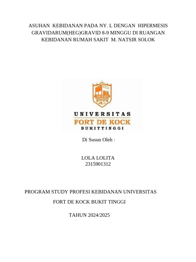 Manajemen HEG LOLITA LOLA OK | PDF