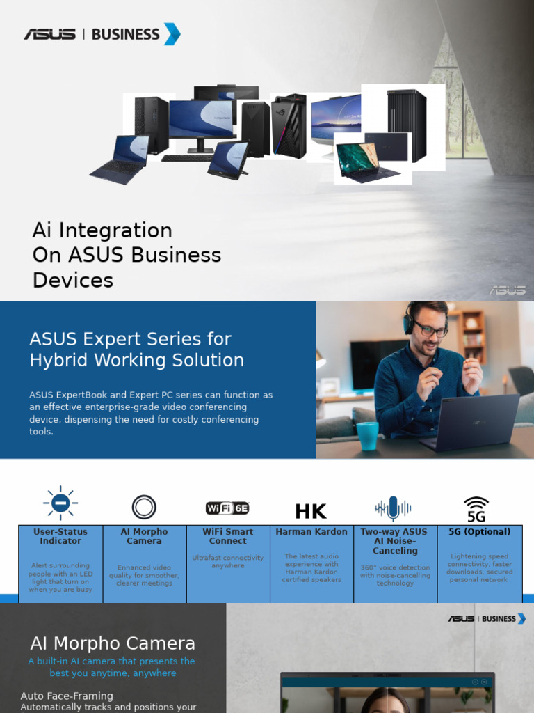 Ai Integration On ASUS Business Device | PDF