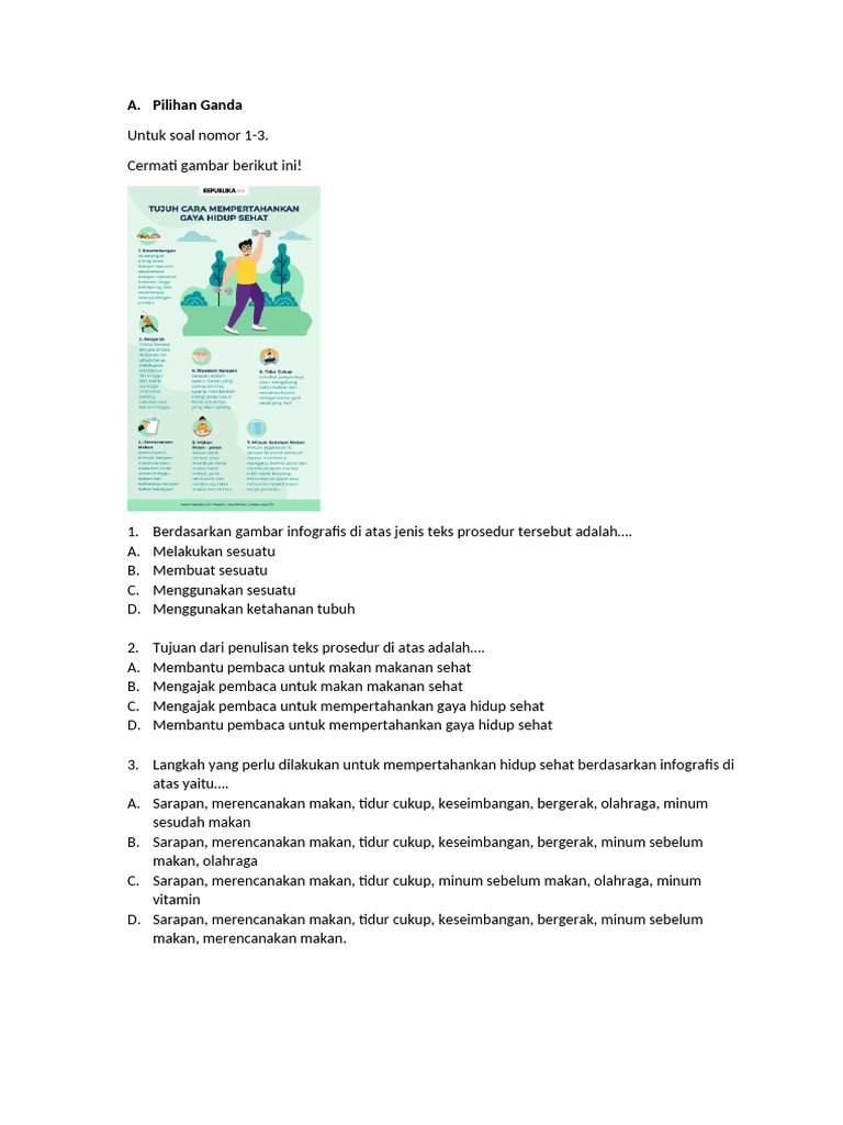 Soal Teks Prosedur | PDF