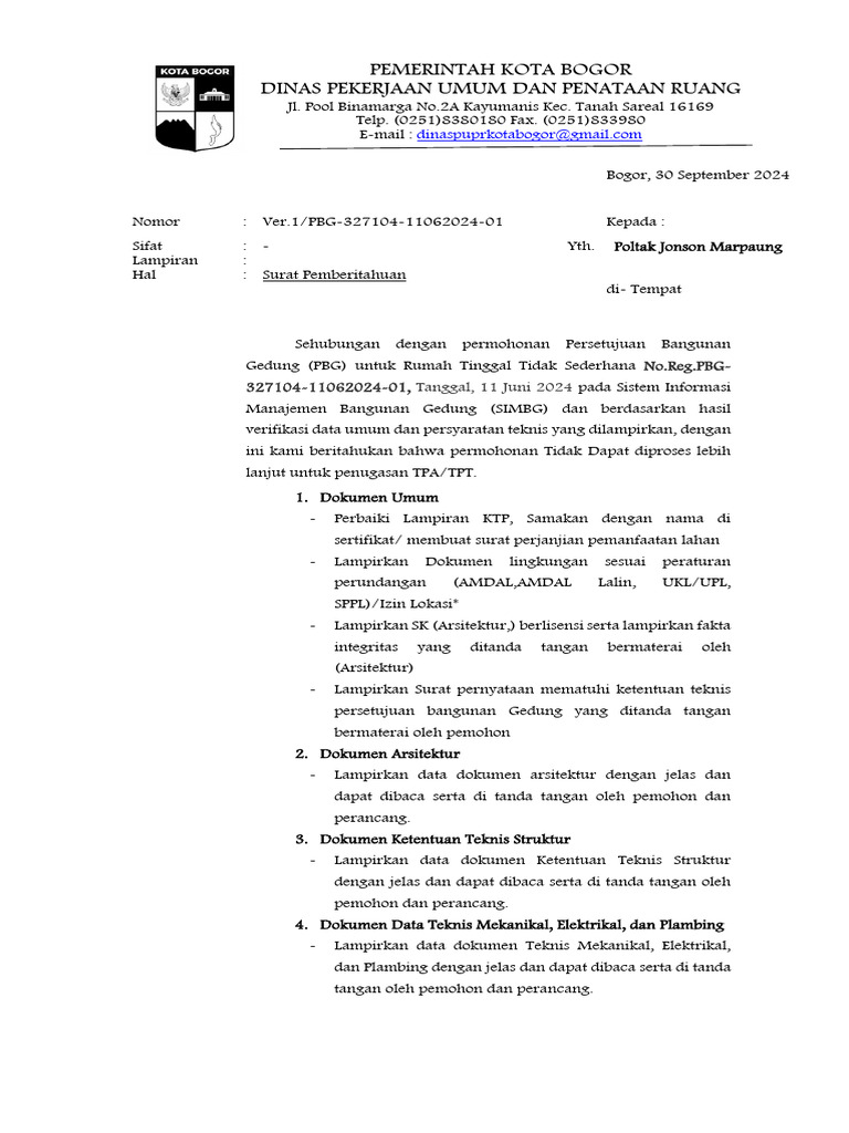Perbaikan Poltak | PDF