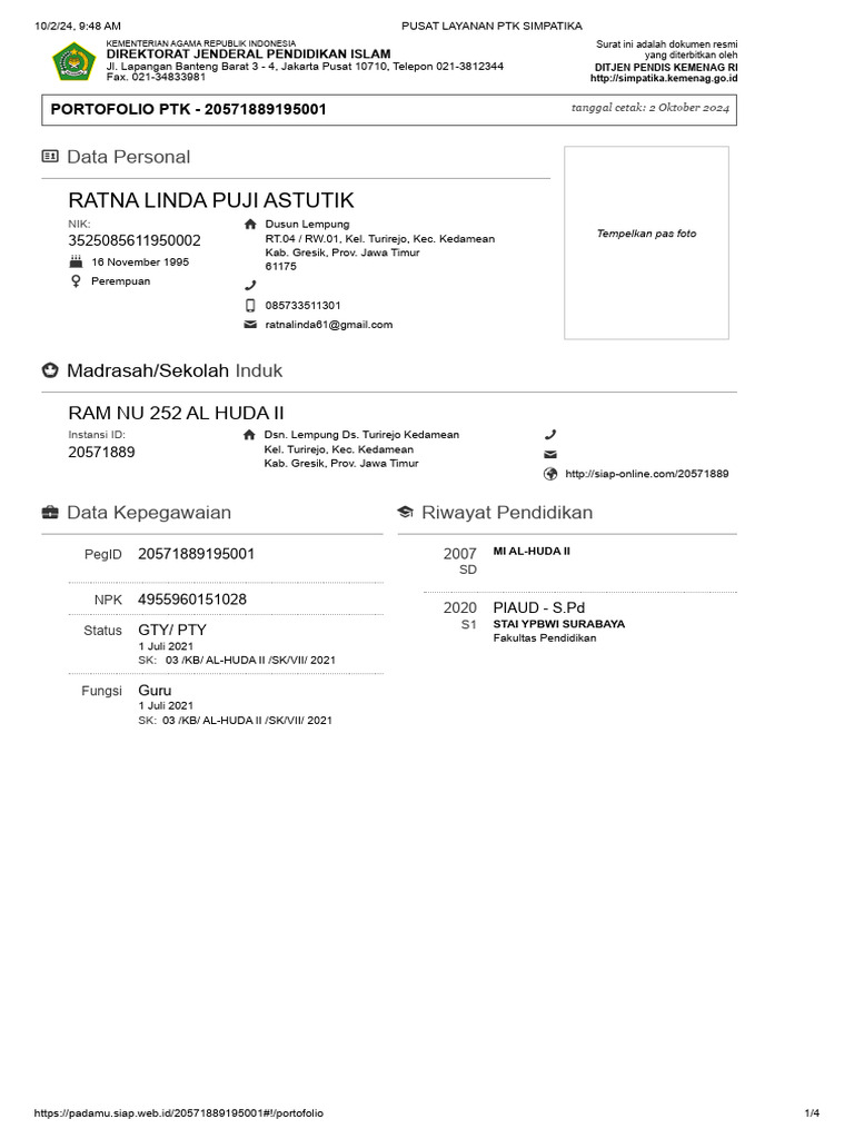 Porto Bu Ratna | PDF