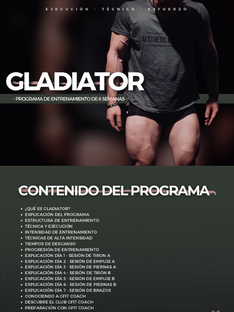 Instrucciones Gladiator | PDF