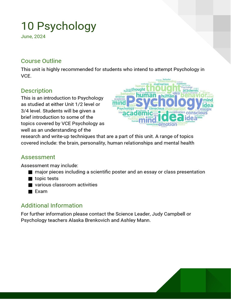 10 Psychology | PDF