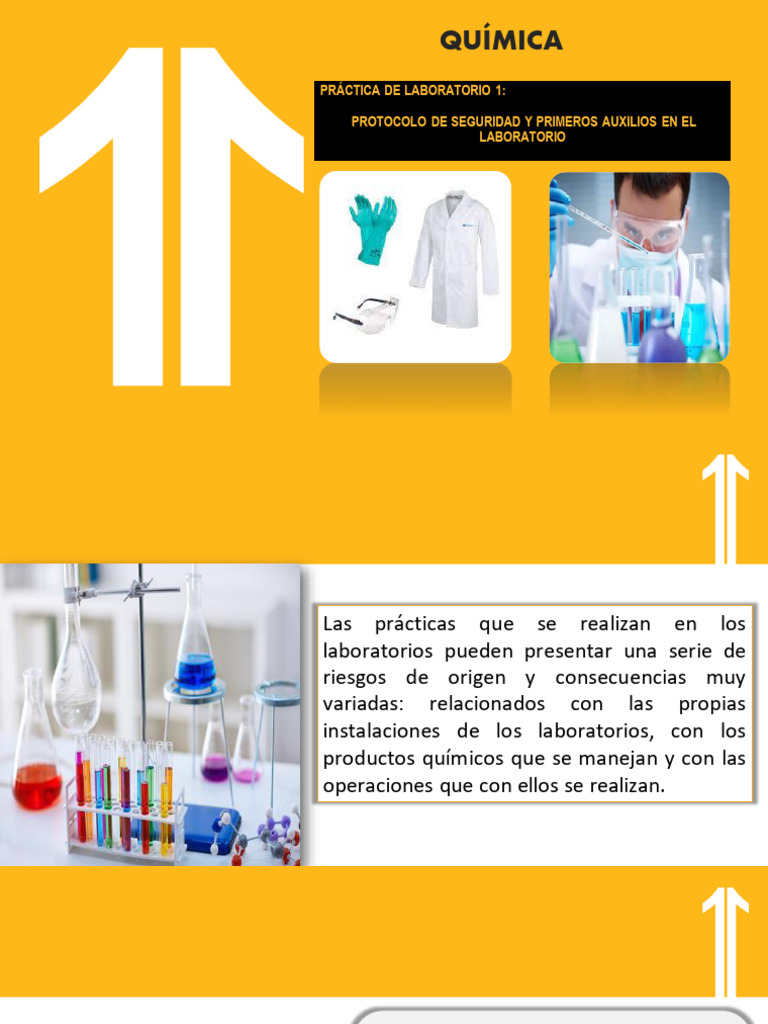 Sem 01 - Práctica 01 - Protocolo de Seguridad y Primeros Auxilios en Laboratorio | PDF