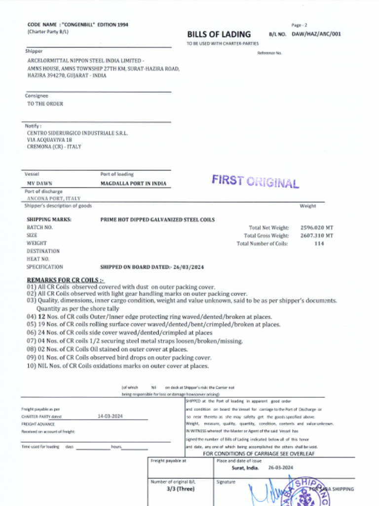 Ancona Port BL | PDF