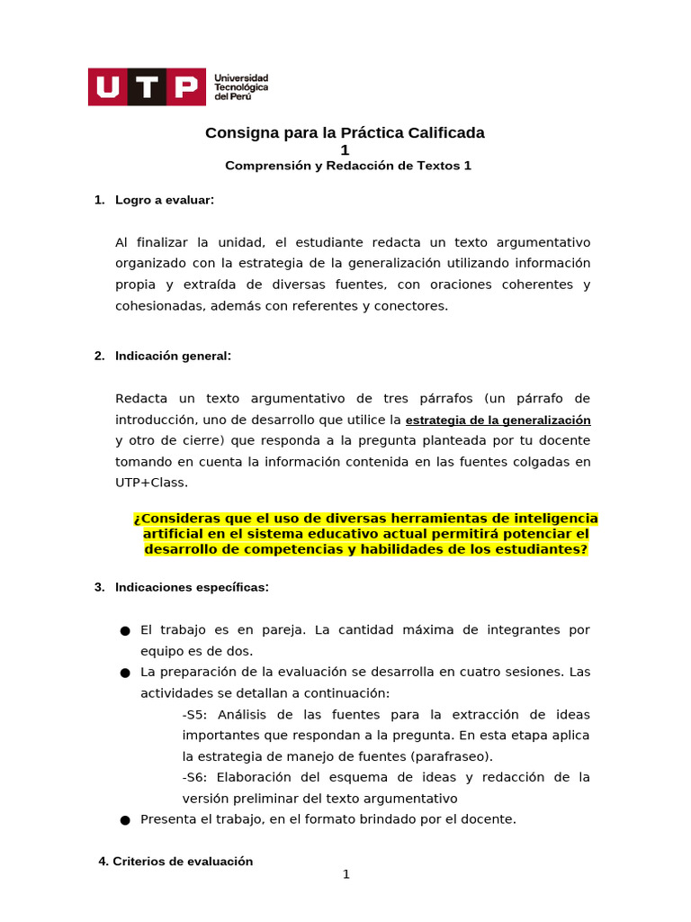 Borrador Del Esquema - PC1 | PDF