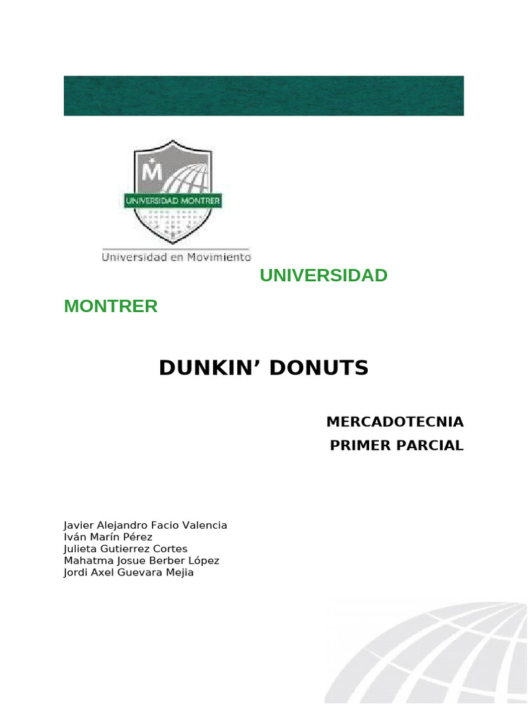Dunkin' Donuts | PDF