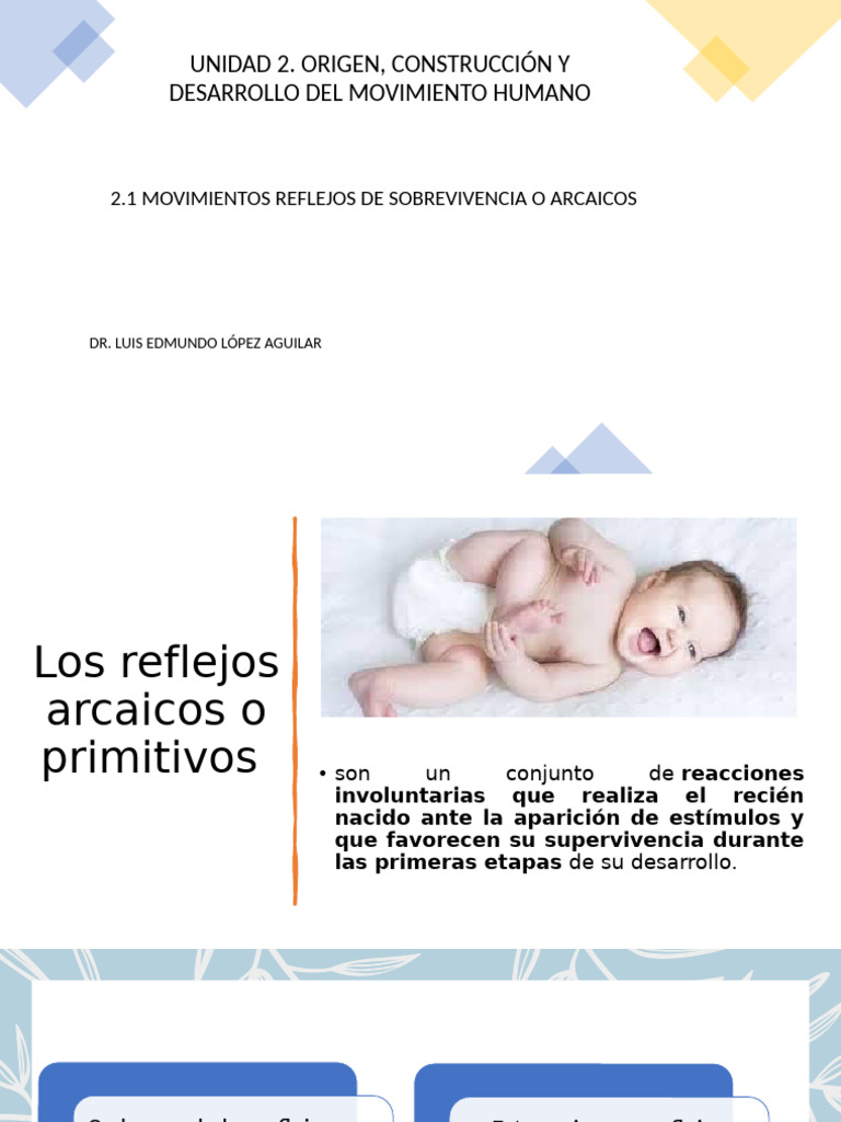 Movimientos Reflejos Arcaicos | PDF