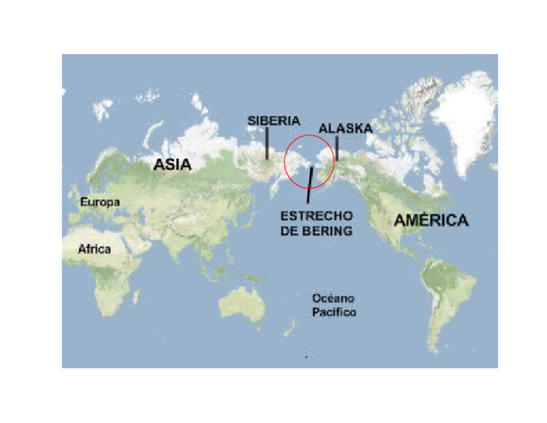 Mapa Estrecho de Bering | PDF