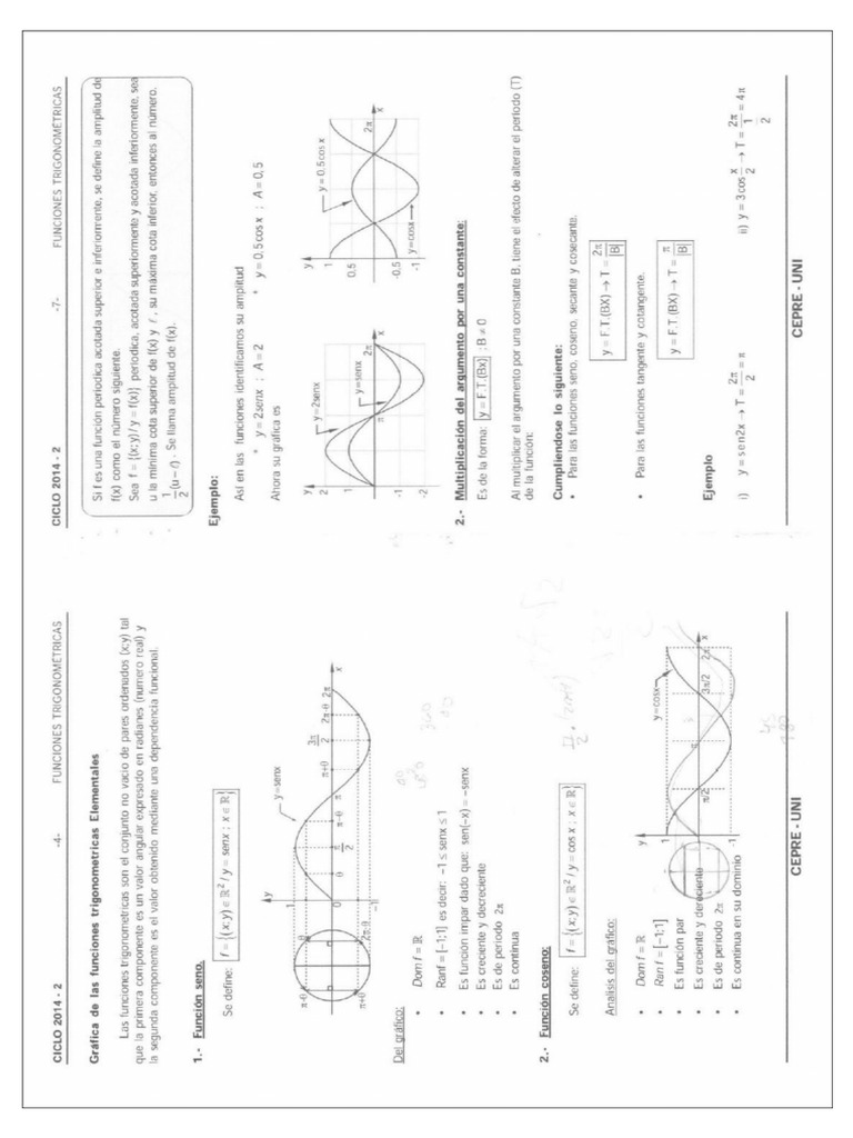 Funciones Trigonometricas 2 | PDF