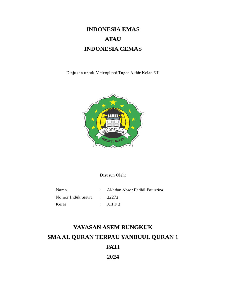 TA - Akhdan Abrar | PDF