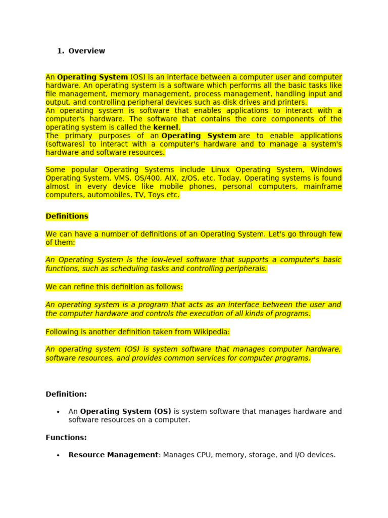 Operating System | PDF | Operating System | Scheduling (Computing) Operating System | PDF | Operating System | Scheduling (Computing)