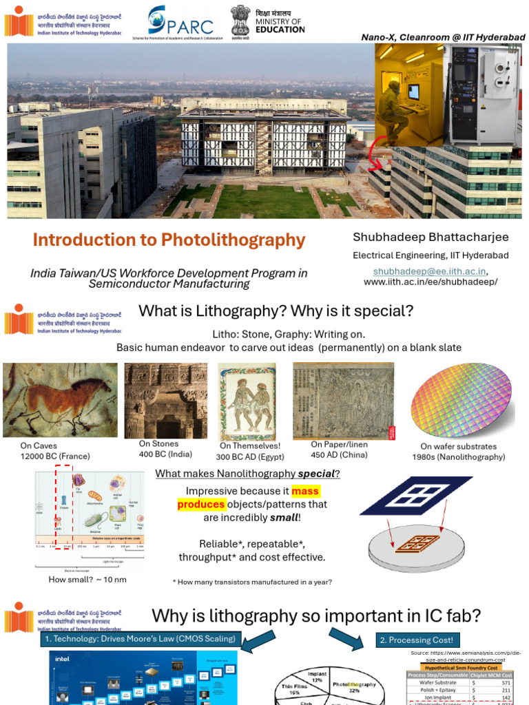 Day2 - Introduction To Lithography-Shubhadeep | PDF
