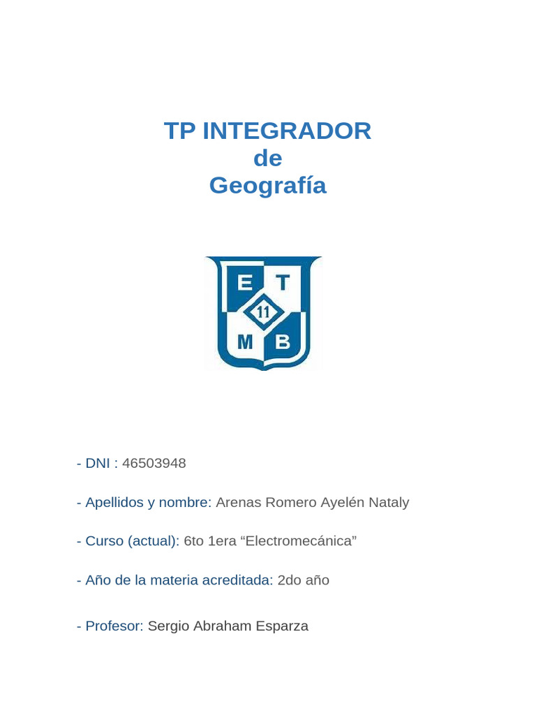 Geografia 2do | PDF