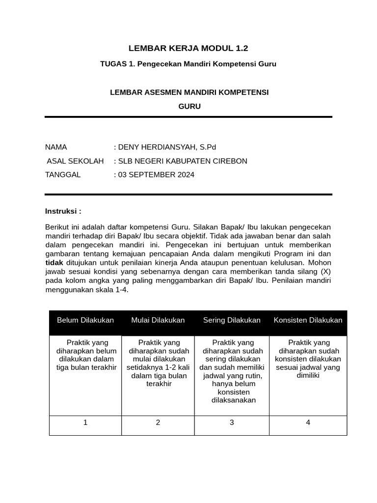 LK Modul 1.2 Level 11 | PDF