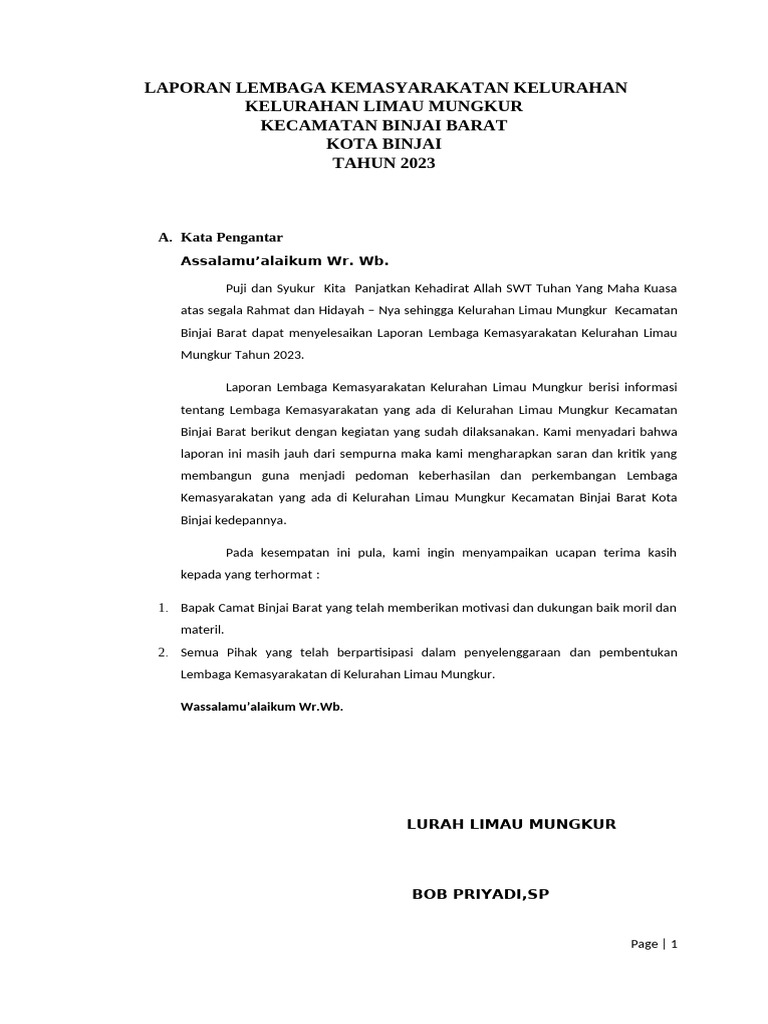 LKD Limau Mungkur 2024 | PDF