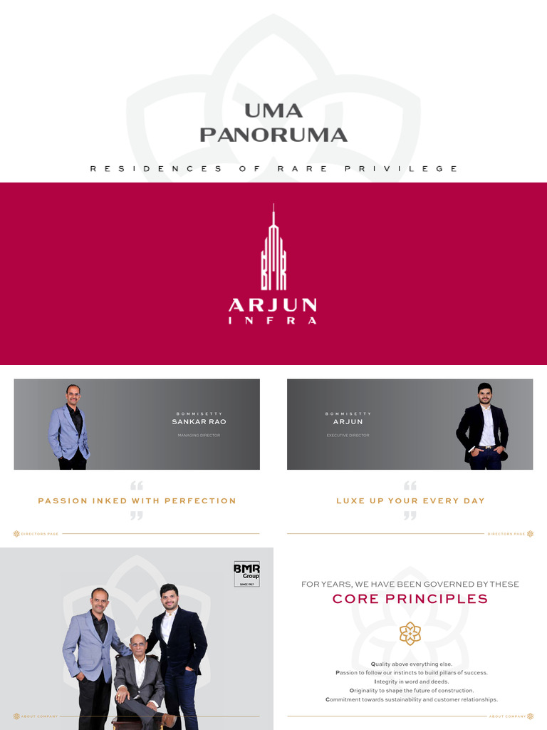 BMR Arjun Infra Brochure | PDF