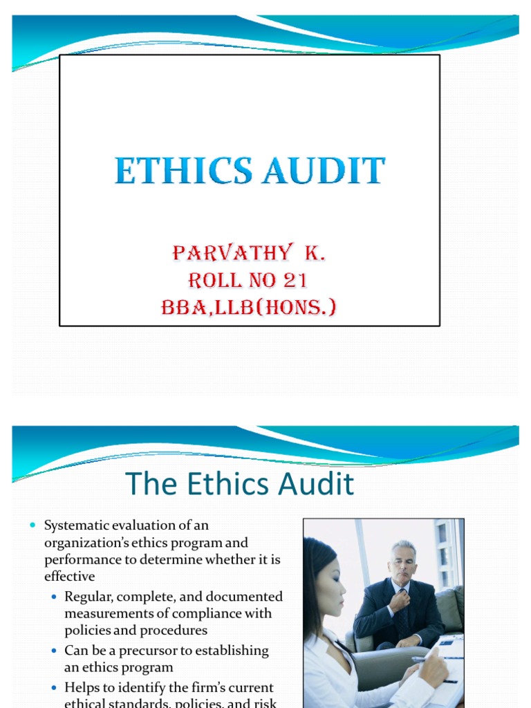 Understanding Ethics Audits | PDF