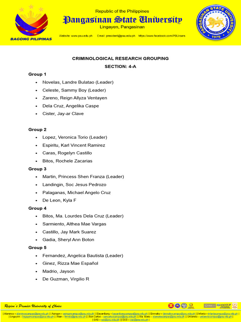 Criminological Research Grouping | PDF