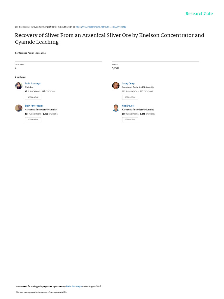 Silver Recovery | PDF