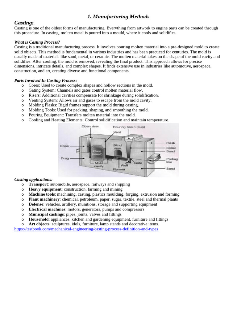 Workshop Manufacturing Practices - 1 | PDF
